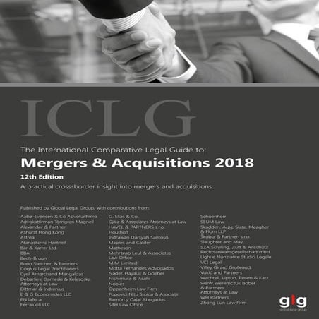 The International Comparative Legal Guide to: Mergers & Acquisitions ...