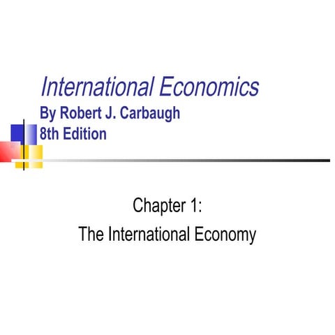 The International Economy | PPT