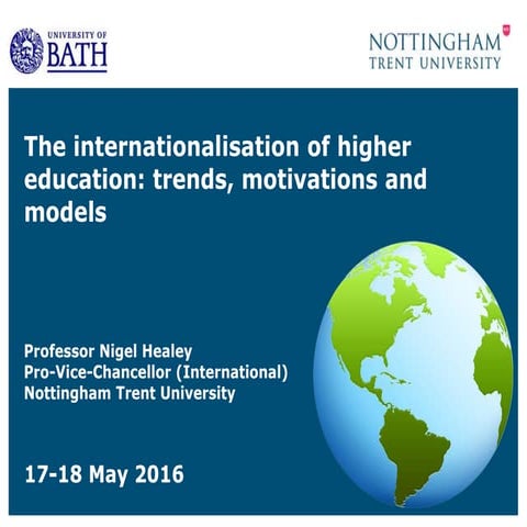 The internationalisation of higher education: trends, motivations and ...