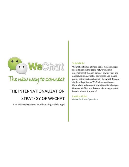 WeChat and the West | PPT