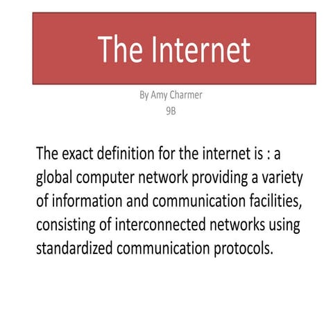 The internet | PPT
