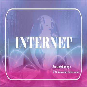 The Internet | PPT