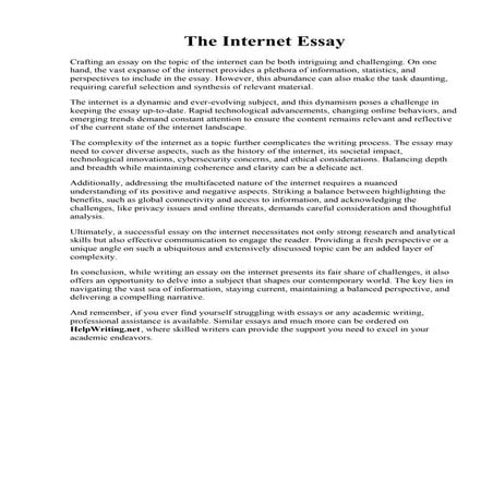 The Internet Essay.pdf