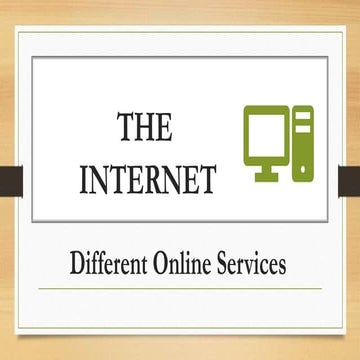 The Internet Ict 6 Quarter 1 Week 1 Day 3 Pptx