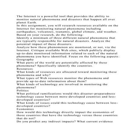 The Internet is a powerful tool that provides the ability to monitor.docx