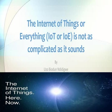 The internet of everything | PPTX