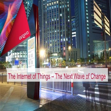 The internet of things – The next wave - Insurance | PPT
