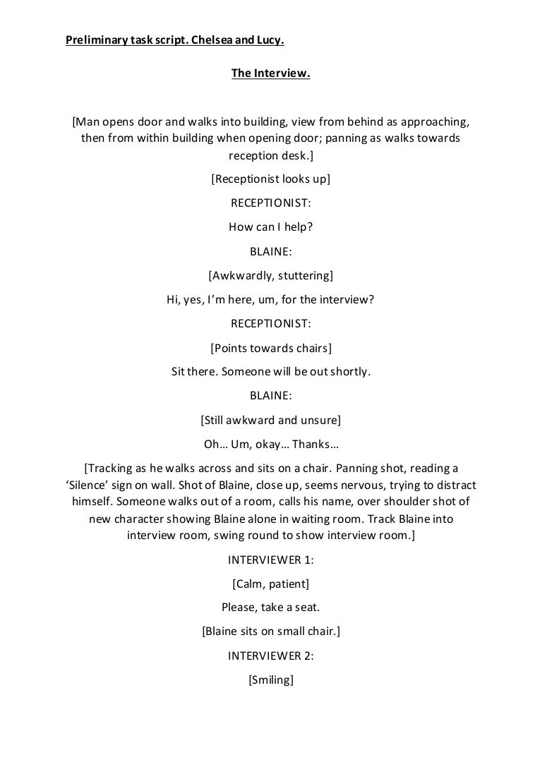 The Interview Script the-interview-script