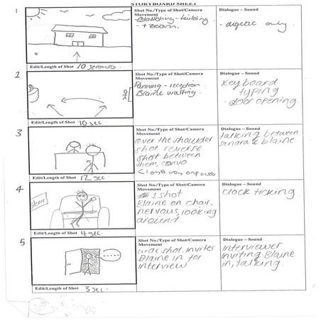 The Interview - Story Board | PDF