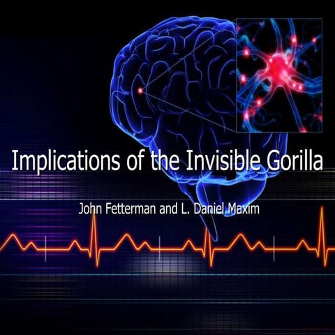 Implications of The Invisible Gorilla | PPTX