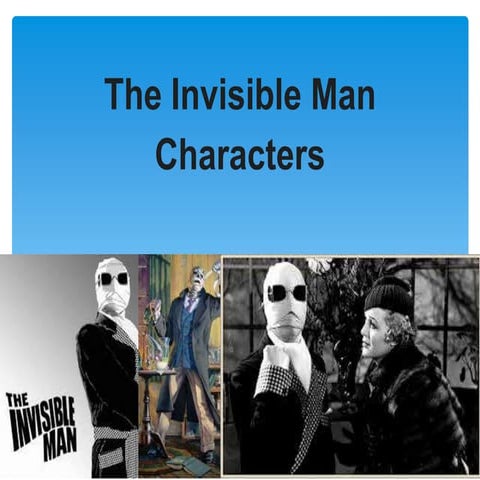 The invisible man characters | PPTX