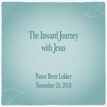 The Inward Journey with Jesus - with video clips | PDF