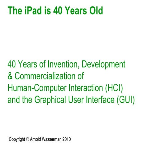 Tablet computer history | PPTX