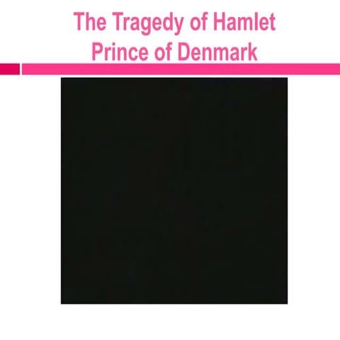 The irony in hamlet | PPTX