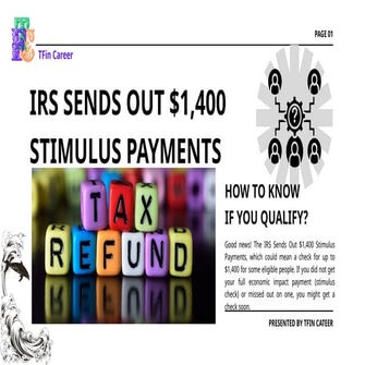 The IRS Sends Out $1,400 Stimulus Payments - Slides.pptx