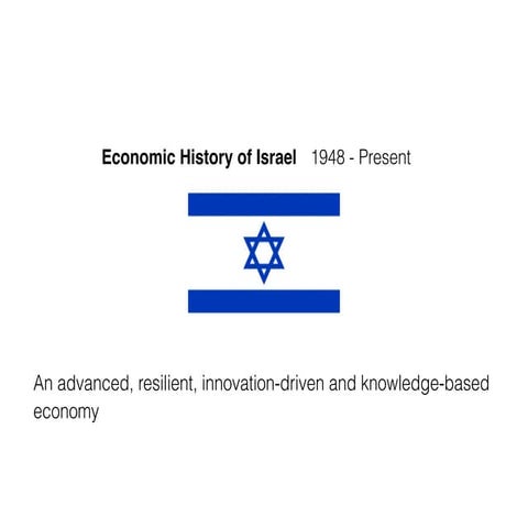 Economic History of Israel (1948 - Present) | PDF