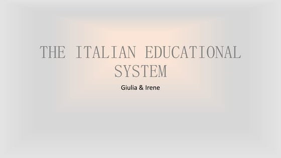 The Italian school system.pdf