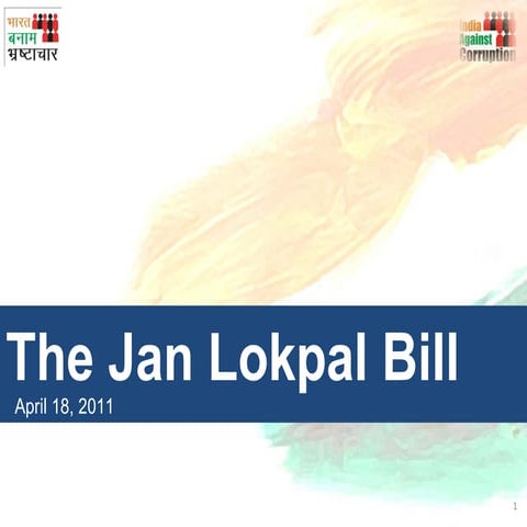 The jan lokpal bill 18th april english final | PPS
