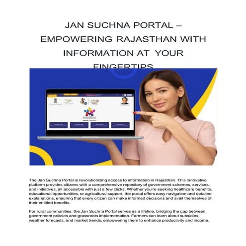 The Jan Suchna Portal is revolutionizing access to information in ...
