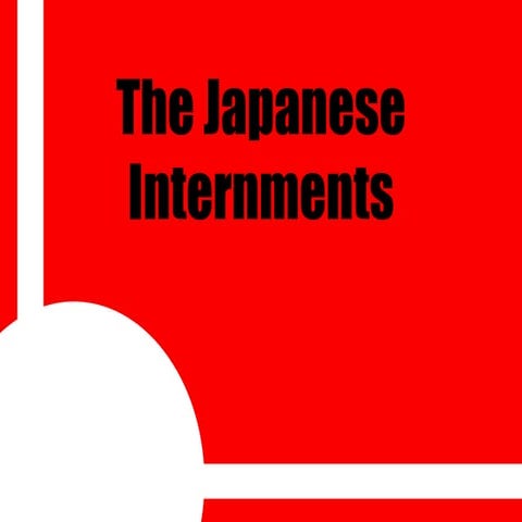 The Japanese Internments | PPT