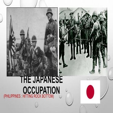 The Japanese Occupation in the Philippines | PPT