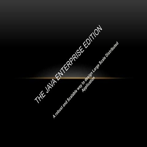The Java Enterprise Edition Servlet Basic Ppt