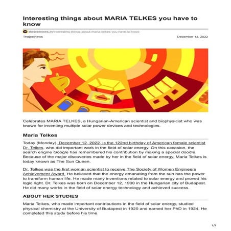 thejeetnews.in-Interesting things about MARIA TELKES you have to know.pdf