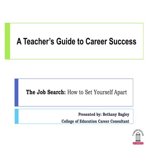 The Job Search for Teachers | PPT
