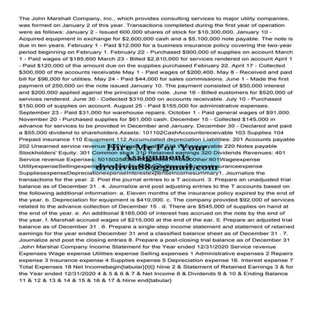 The John Marshall Company Inc which provides consulting s.pdf