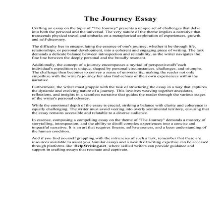 The Journey Essay.pdf
