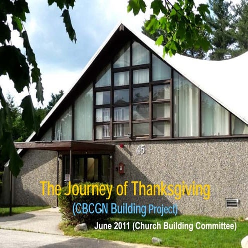 The Journey of CBCGN Church Building Project | PDF