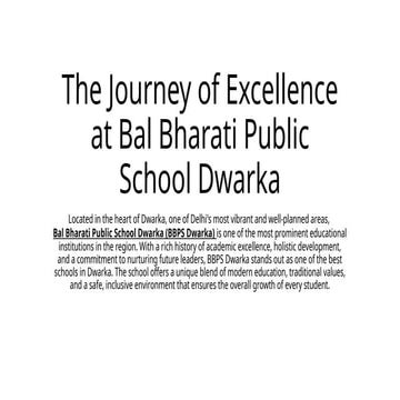 Discovering Potential at Bal Bharati Public School Dwarka.pptx