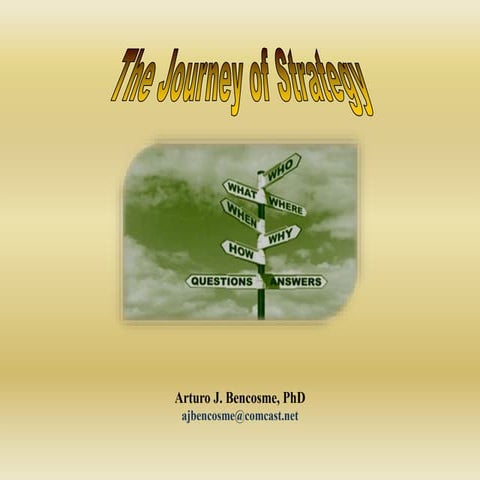 The Journey of Strategy | PPTX | Business | Business and Finance