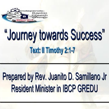 The journey toward success | PPT