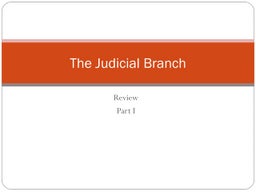 The Judicial Branch | PPT