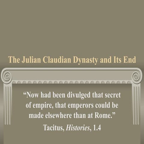 The julio claudian overview | PPT