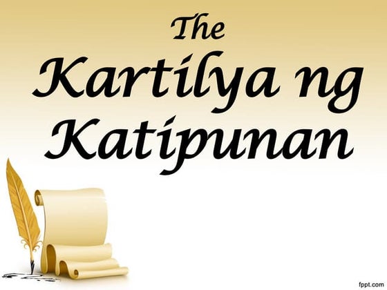 RIPH: Kartilya of the Katipunan | PPTX