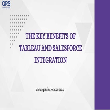 The Key Benefits of Tableau and Salesforce Integration.pdf