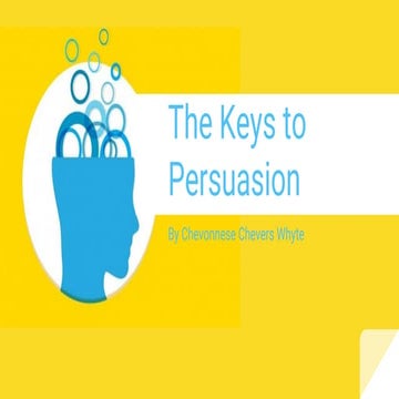 The Keys to Persuasion | PDF
