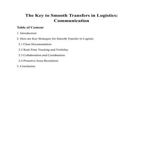 Transport Management System | PPTX