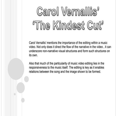 The kindest cut | PPTX | Video Production | Content Production