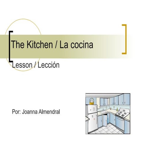 Presentation English Kitchen Lesson- | PPT