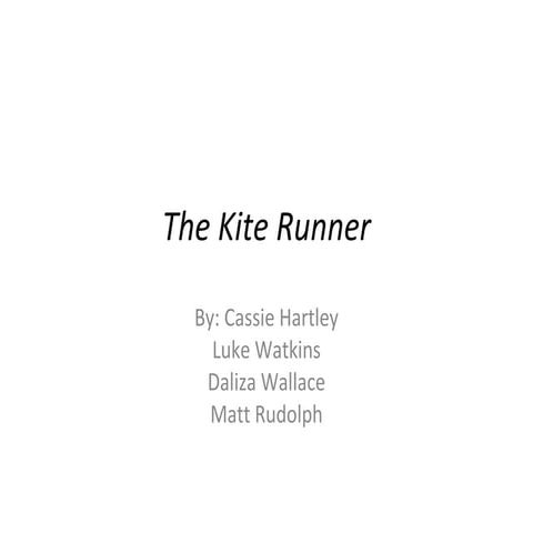 The kite runner | PPT
