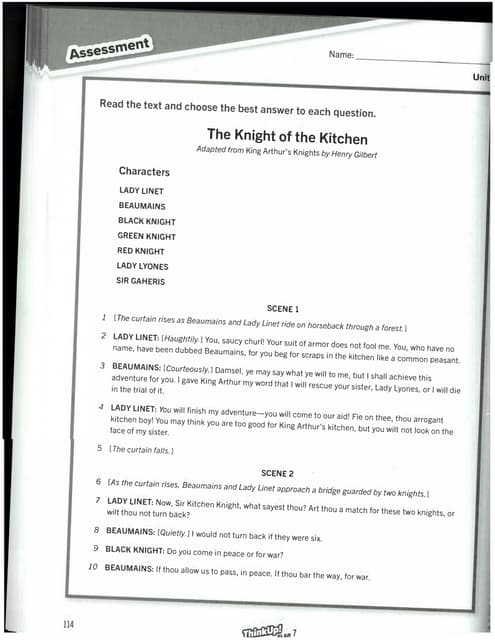 Prince Humperdinck passage | PDF