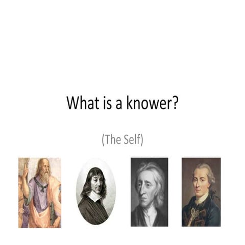 The knower | PPT