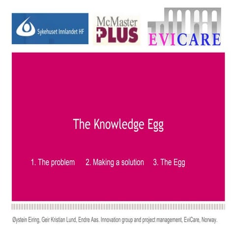 The Knowledge Egg Stanford | PPT