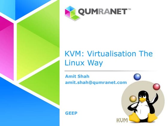Kvm virtualization platform | PPT