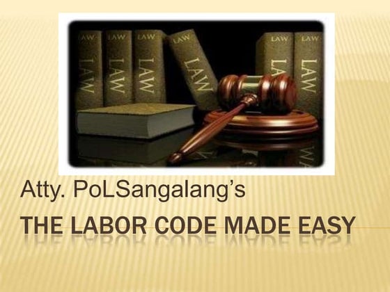 Comparative Table: DO 174, DO 18A, DO 19 and the Labor Code | PPT