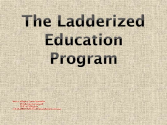 THE LADDERIZED EDUCATION PROGRAM.pptx