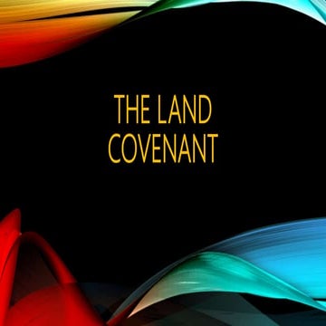 The Land Covenant | PPTX